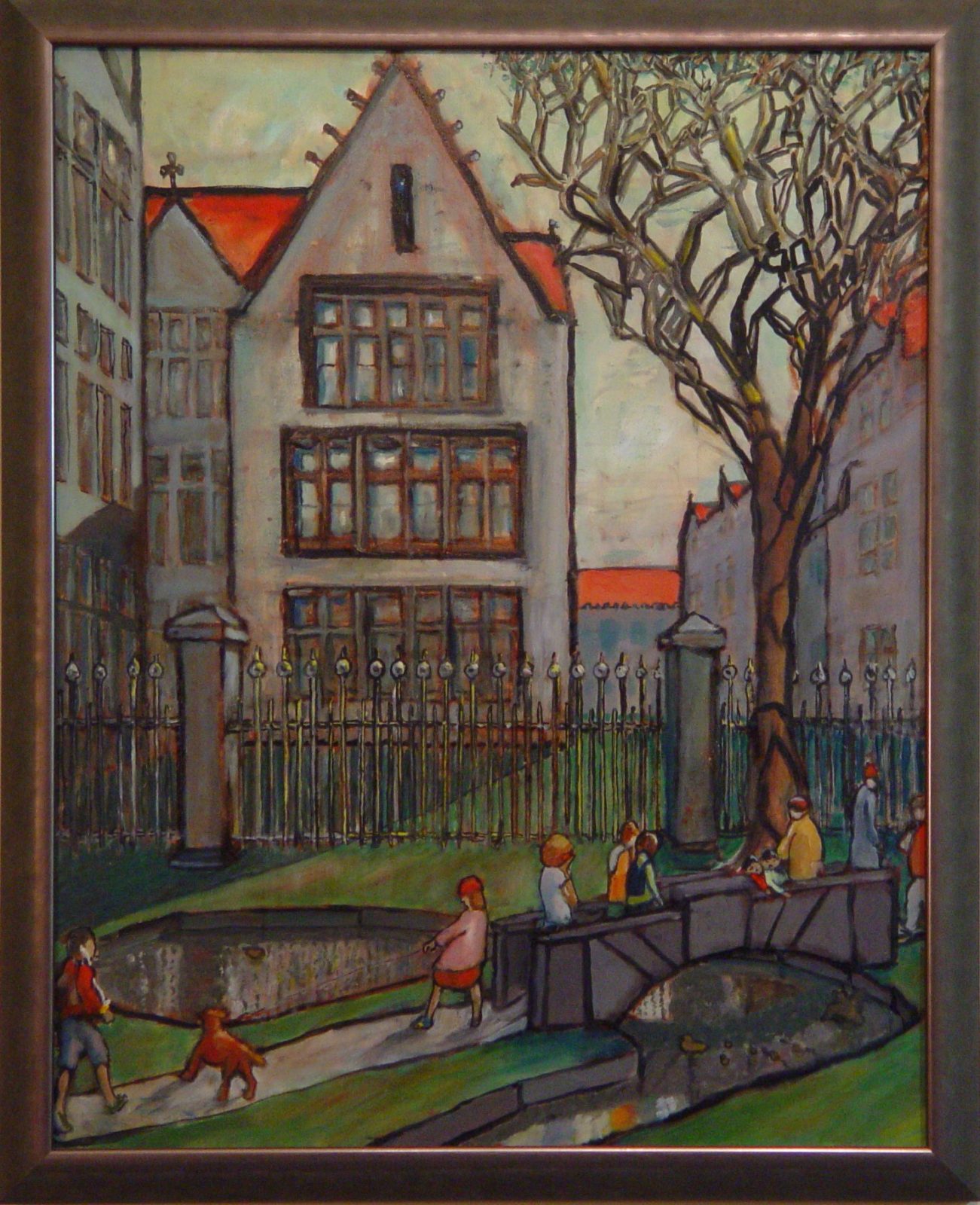 Botany Pond - Oil on Canvas, in Recent Artwork - Cityscapes